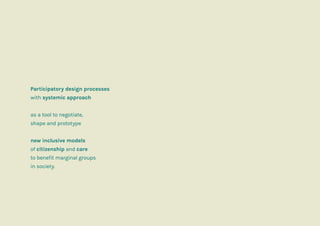 Systemic and participatory design processes in care systems | PDF