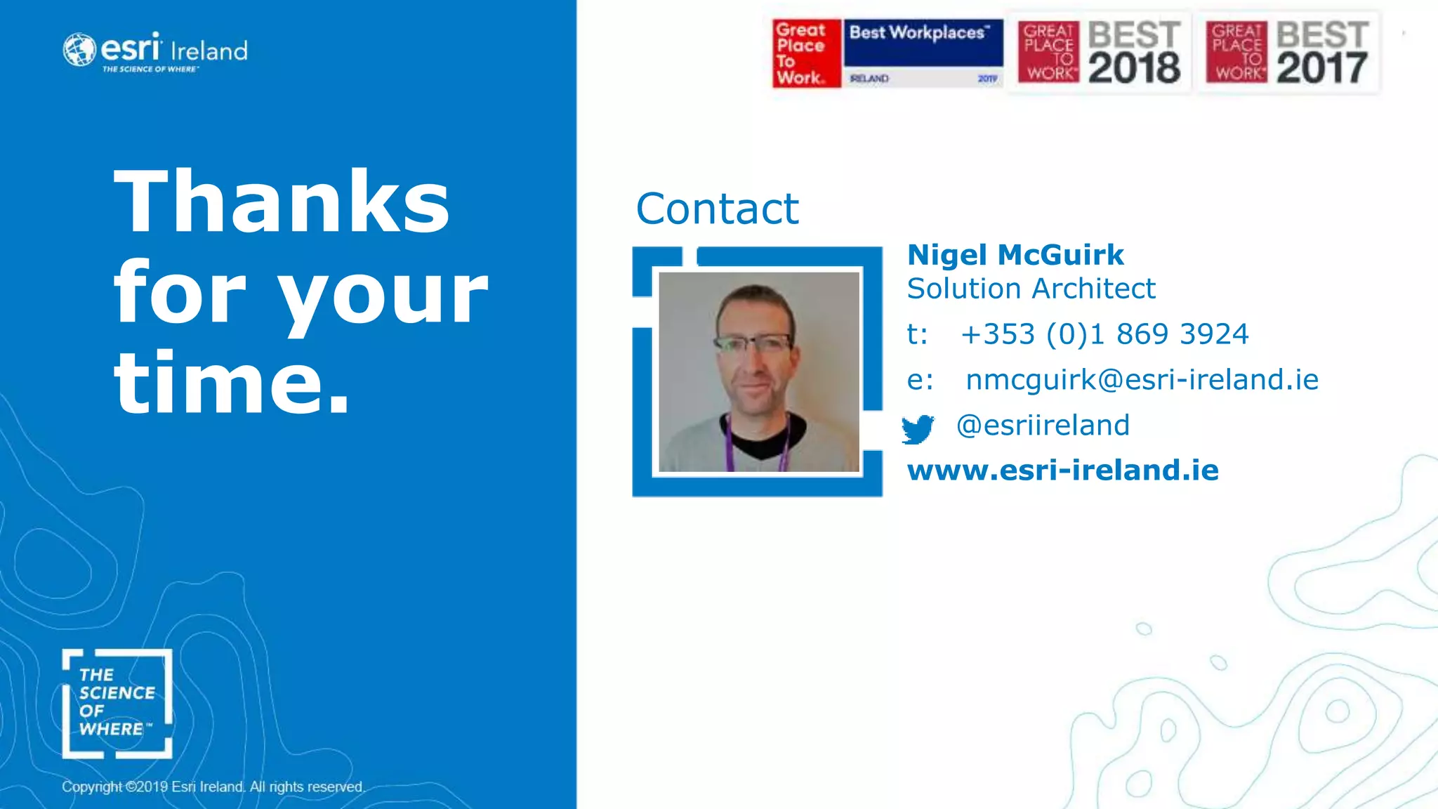 Distributed Collaboration - Esri Ireland Tech Update 2019 | PPTX