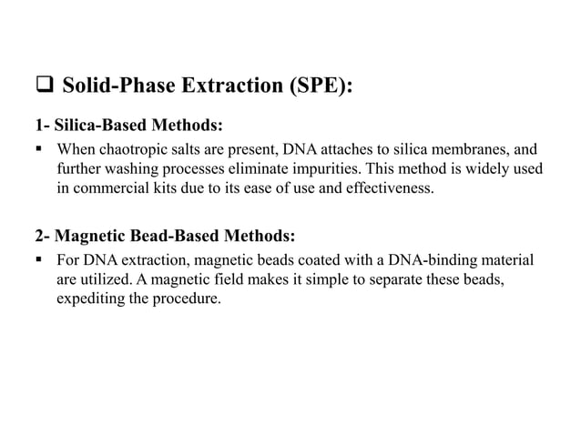 DNA Extraction & Quantification in Forensic Science.pptx | Chemistry ...