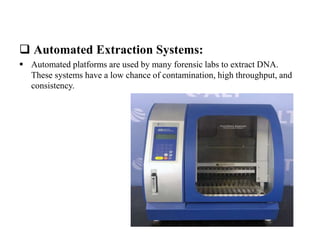 DNA Extraction & Quantification in Forensic Science.pptx | Chemistry ...