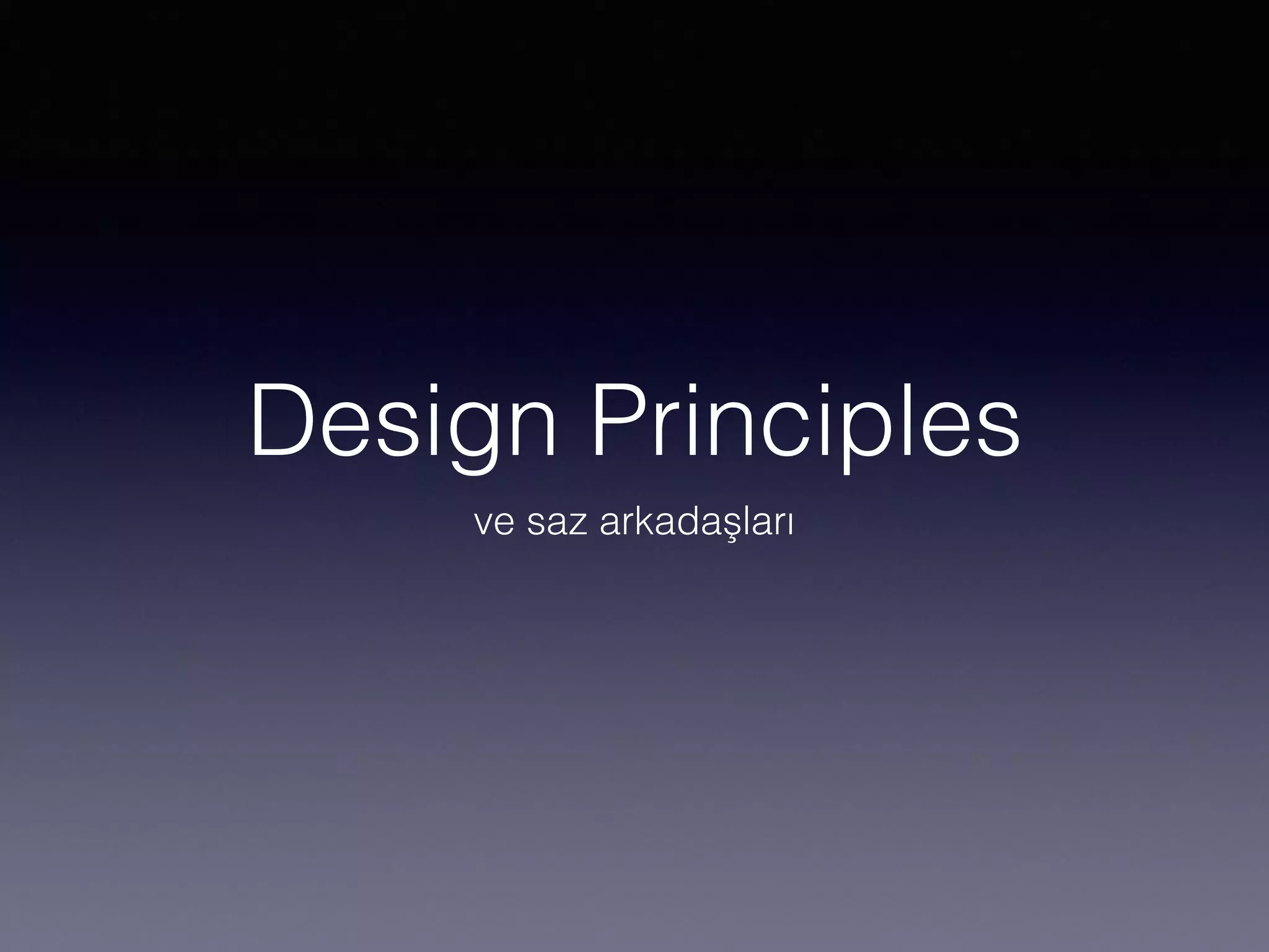 Design Principles | PPT