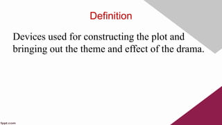 5 dramatic techniques | PPTX