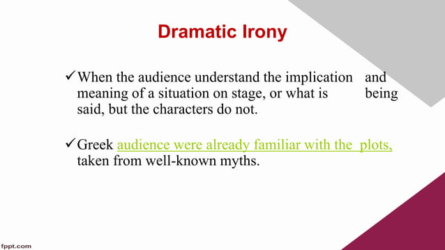 5 dramatic techniques | PPTX