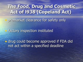 Dug development and regulation | PPT