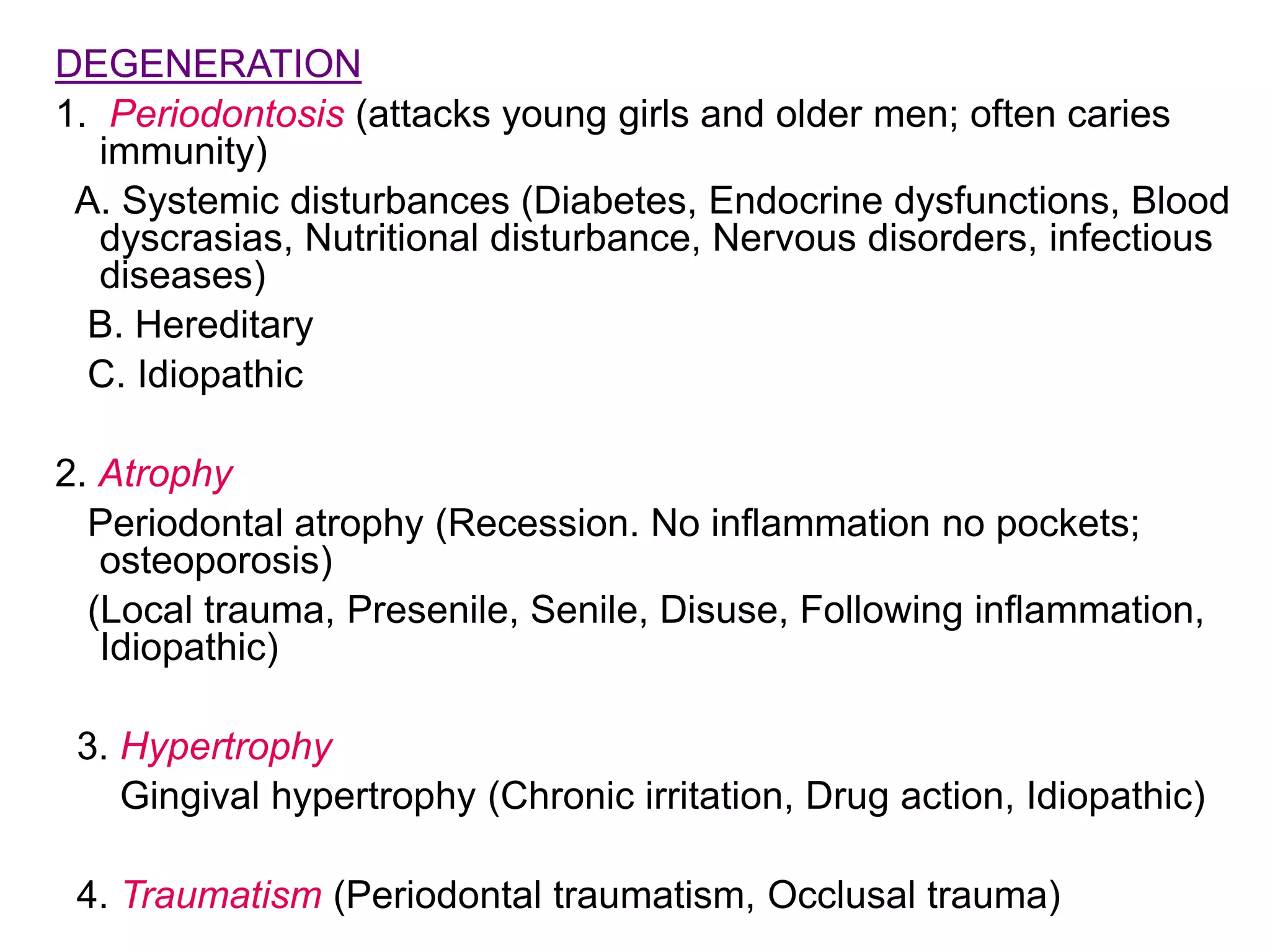 classification of periodontal diseases | PPTX | Dental Health ...