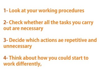 Mind-set of Success - 5 - efficiency | PPT