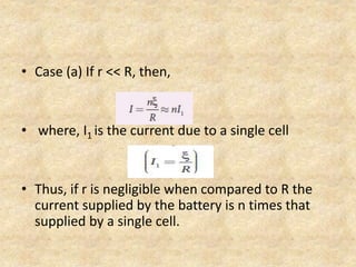 ELECTRIC CELLS AND BATTERIES | PPTX
