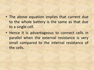 ELECTRIC CELLS AND BATTERIES | PPTX