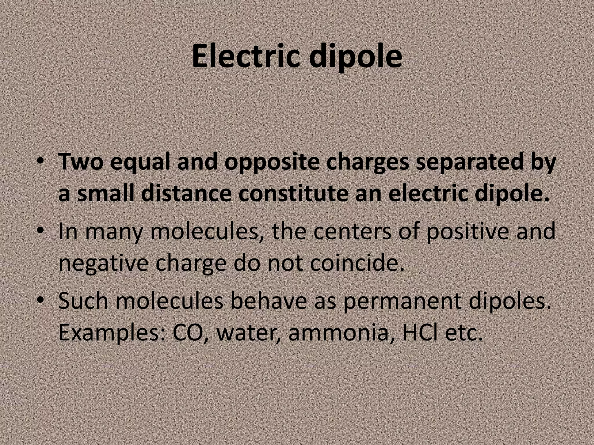 ELECTRIC DIPOLE | PPTX