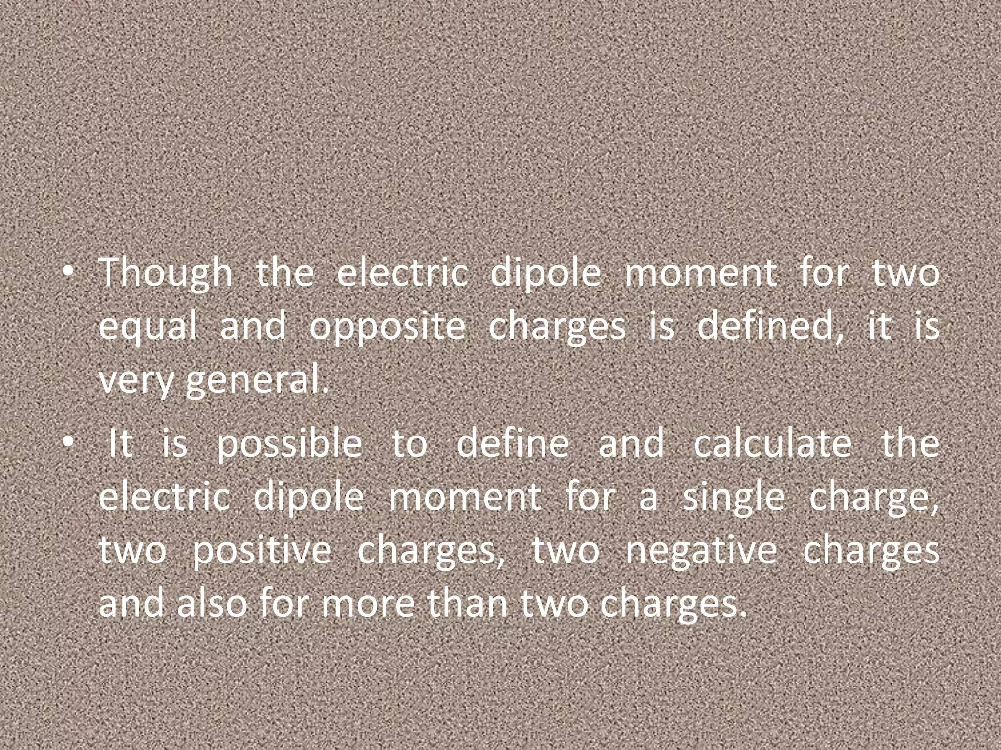 ELECTRIC DIPOLE | PPTX