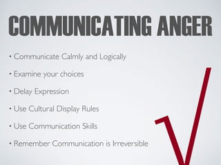 Emotional Messages in Interpersonal Communication | PDF