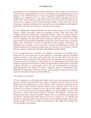 5. Emperor Qianlong's Letter to King George III | PDF