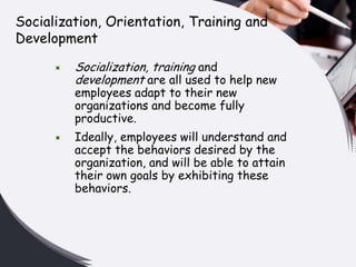 5.employee orientation training and development | PPTX