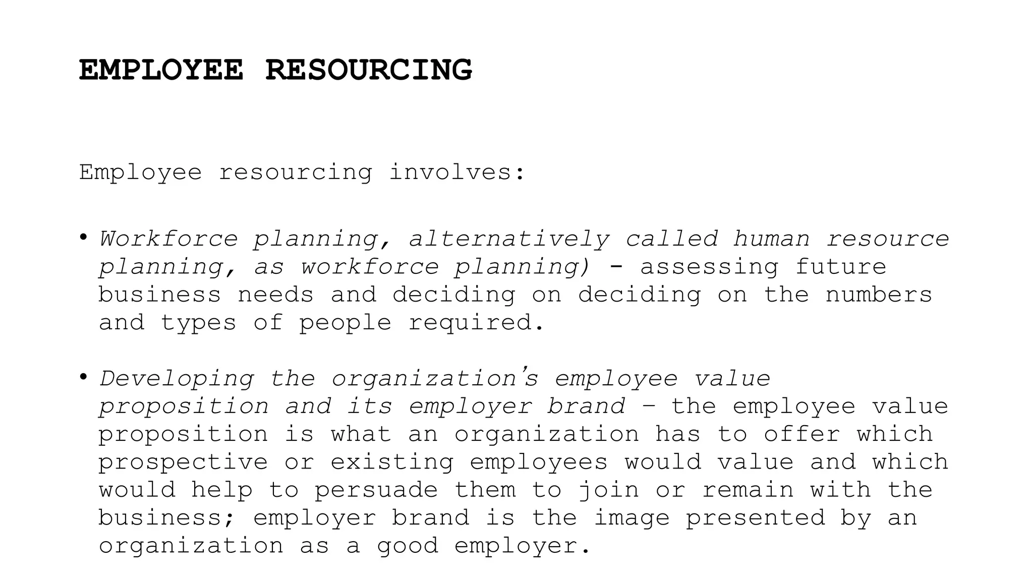 5-Employee Resourcing .ppt........................... | PPT
