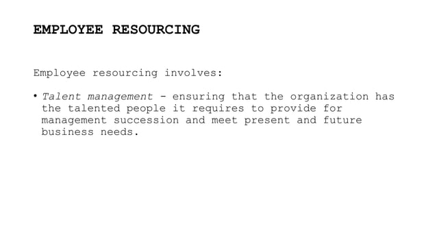5-Employee Resourcing .ppt........................... | PPT