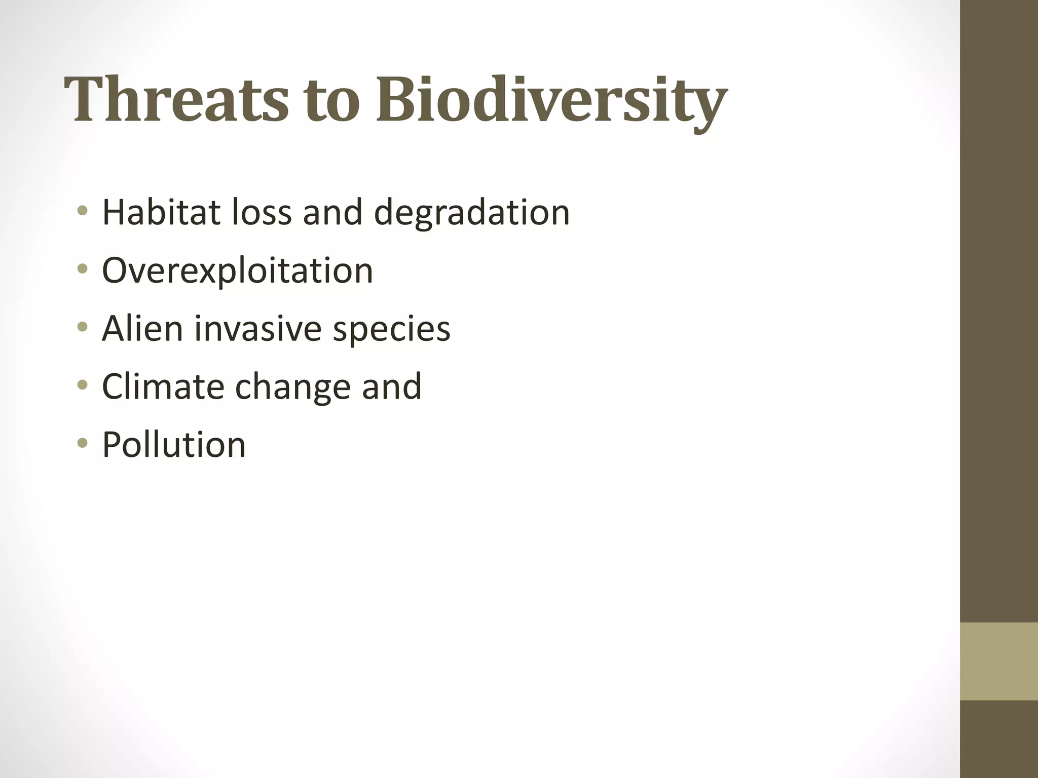 5 environmental status-biodiversity | PPTX