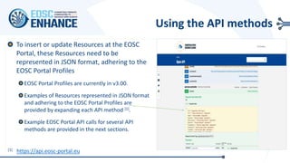 EOSC Portal Application Programming Interface Tutorial | PPT