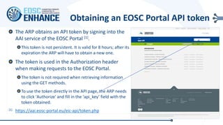 EOSC Portal Application Programming Interface Tutorial | PPT
