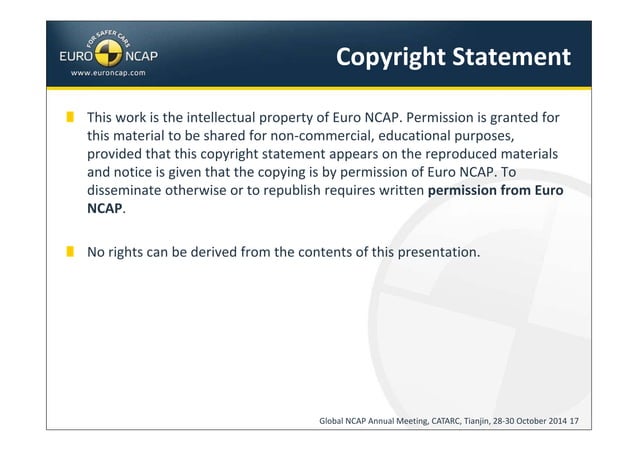 Euro NCAP program update | PDF