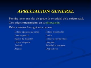 5.Examen Fisico Signos Vitales Y Apreciacion General | PPT