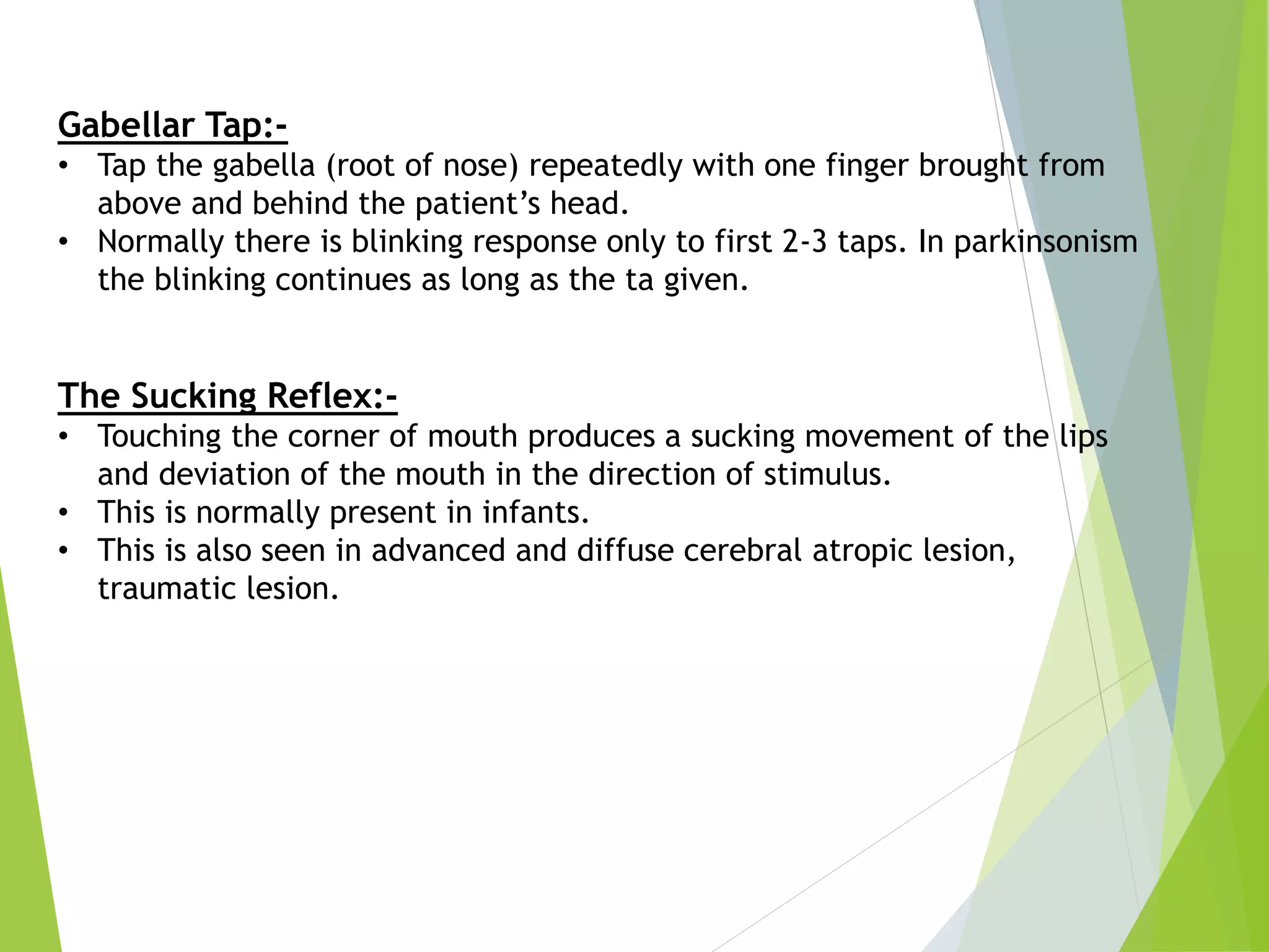 Part 5 examination of reflex | PPTX