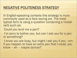 5 face-politeness (2) | PPT