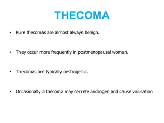 OVARIAN TUMOURS | PPTX