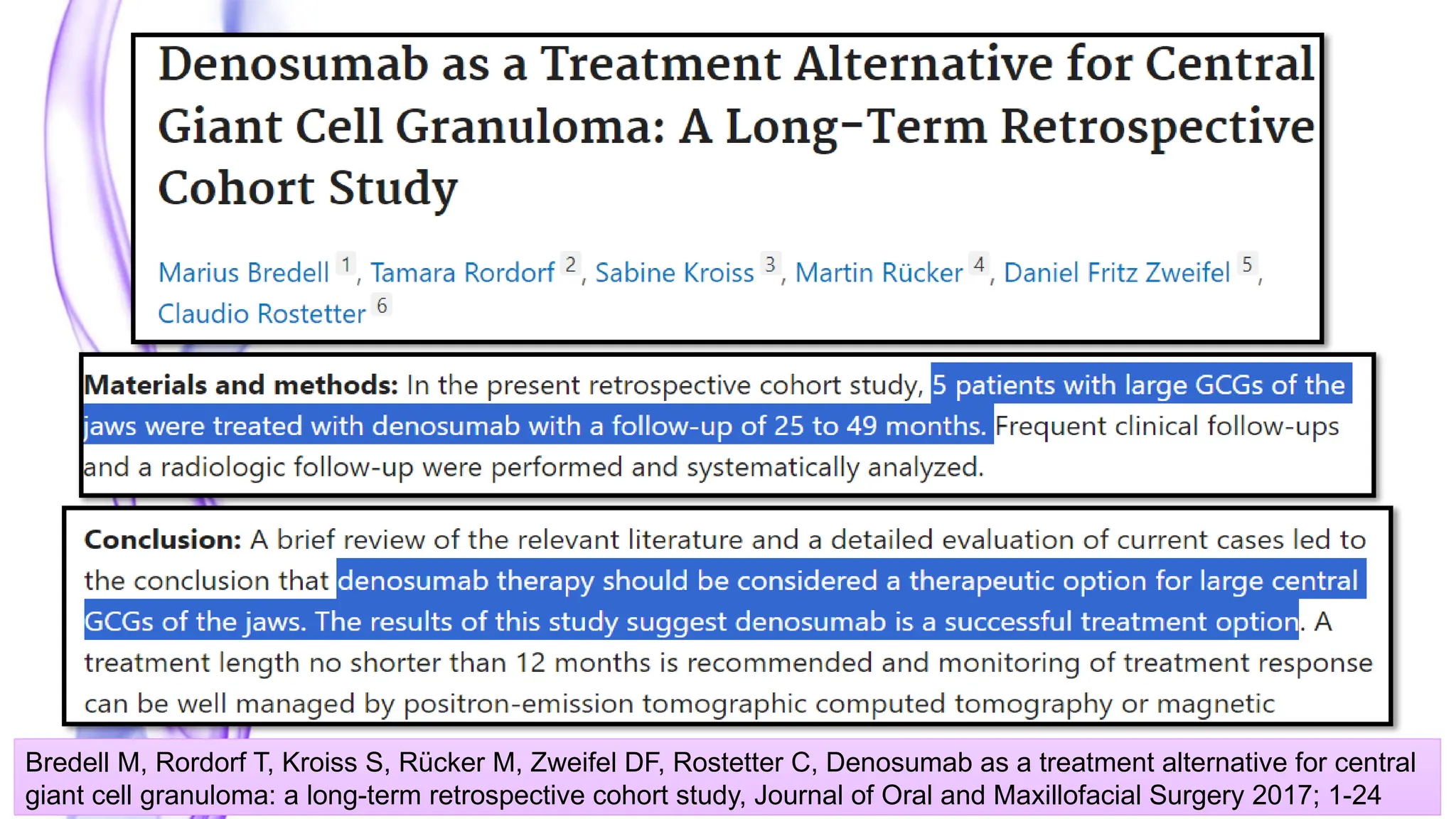 Topical 5-Fluorouracil in the treatment of OKC | PPTX