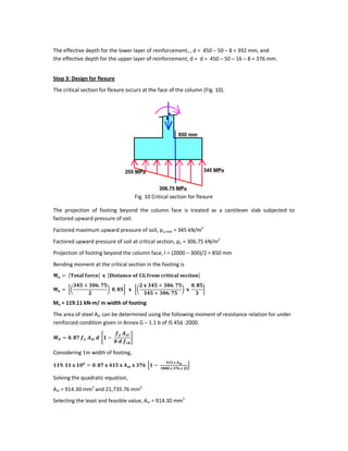 Design of isolated Reinforced concrete footing | PDF