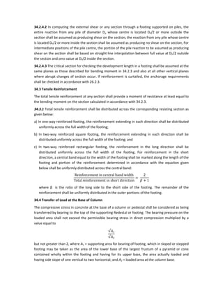 Design of isolated Reinforced concrete footing | PDF