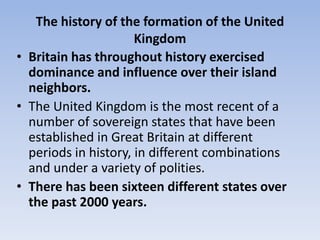 5. formation of the uk | PPTX