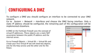 FortiGate Firewall HOW-TO - DMZ | PDF