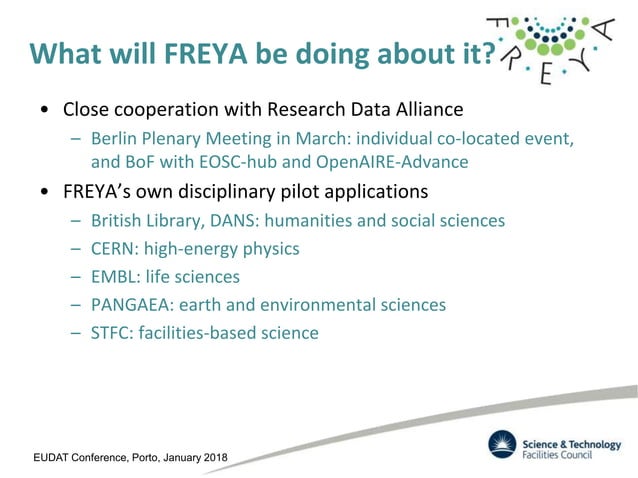 FREYA - Connected Open Identifiers for Discovery, Access and Use of ...