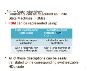 ASIC Design Laboratory Finite State Machines State Diagrams vs ...