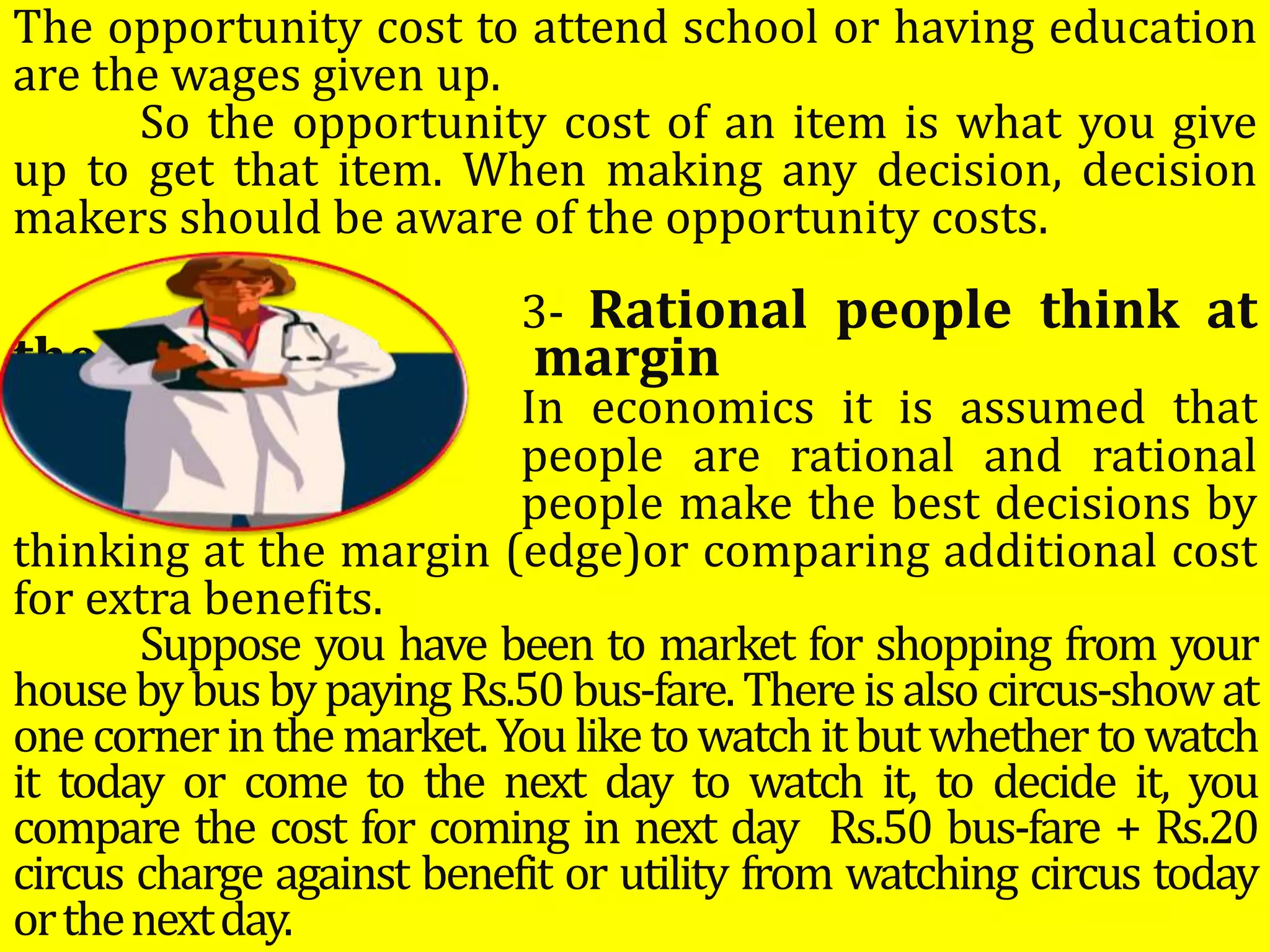 5 fundamental principles of economics | PPTX