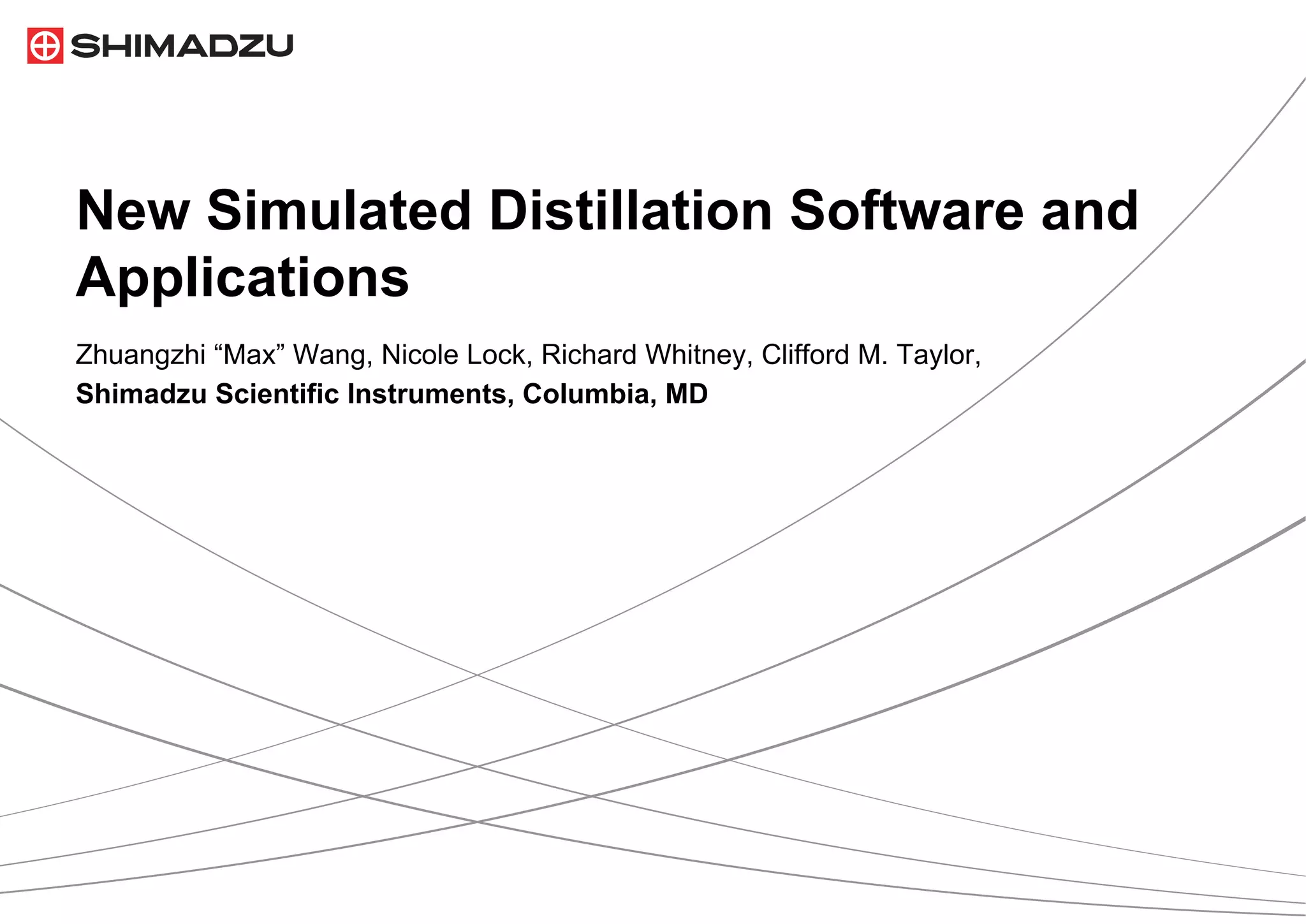 New Simulated Distillation Software & Applications | PDF | Chemistry ...