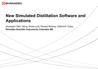 New Simulated Distillation Software & Applications | PDF | Chemistry ...