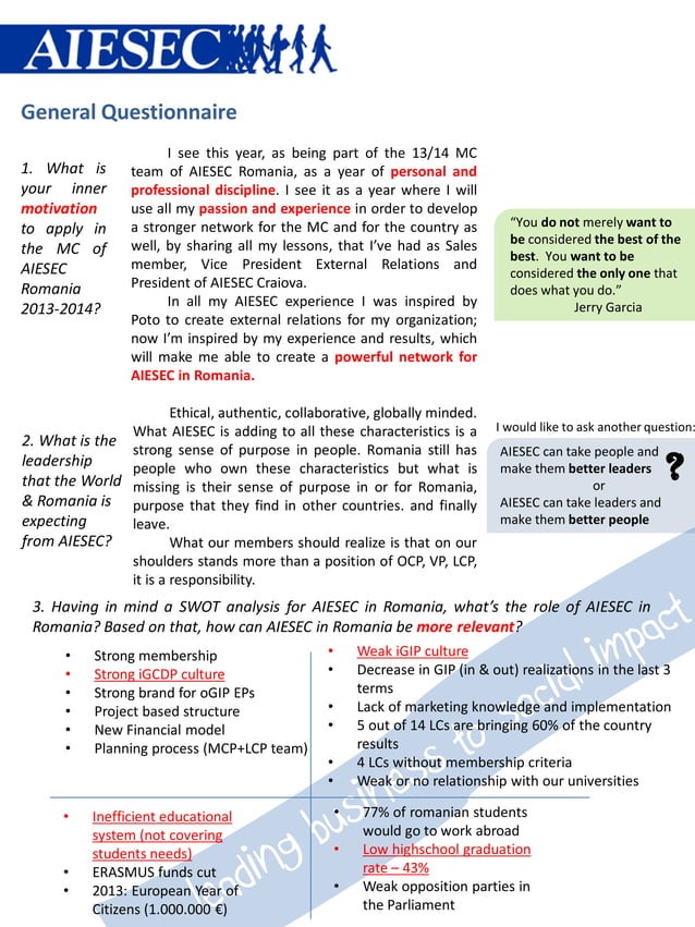 5. General Questionnaire Cosmin Sandu | PDF