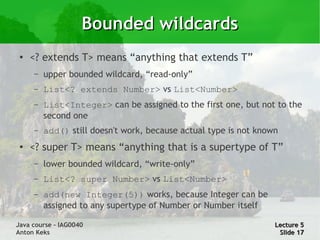 Java Course 5: Enums, Generics, Assertions | PDF