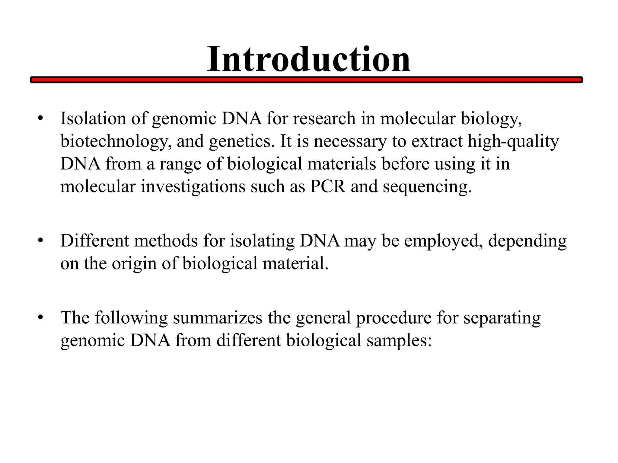 Genomic DNA isolation from different Biological Samples.pptx