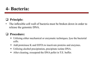 Genomic DNA isolation from different Biological Samples.pptx