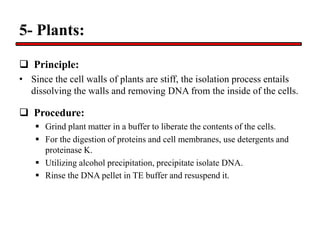 Genomic DNA isolation from different Biological Samples.pptx