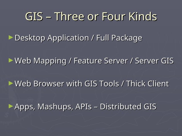 GIS.ppt excellent exposure in only 25 slides | PPT
