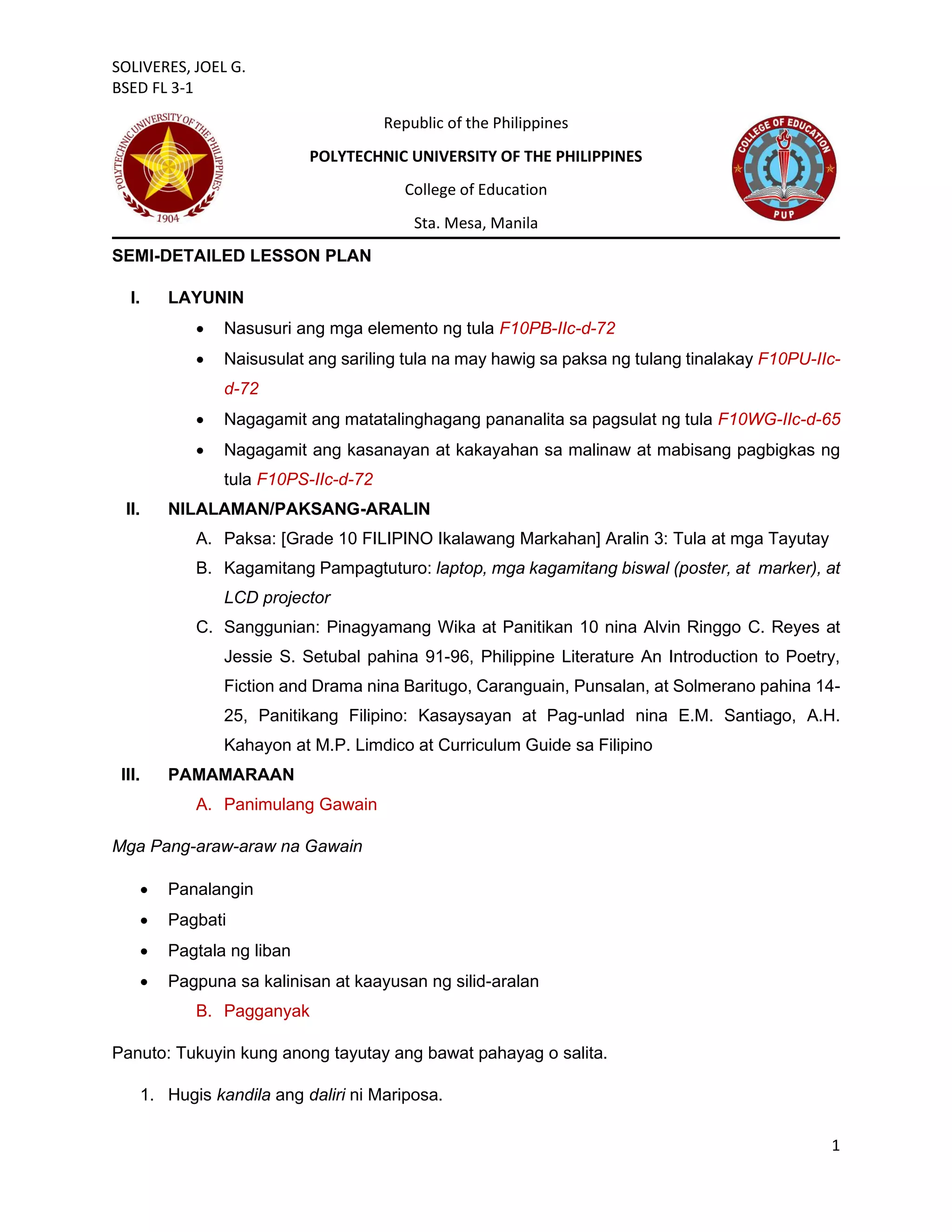 K-TO-12 GRADE 10 FILIPINO Ikalawang Markahan | PDF