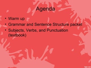 5. grammar and sentence structure | PPT
