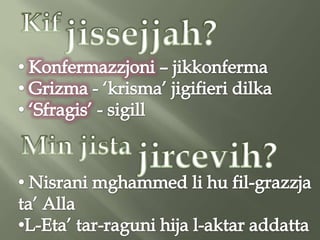 5. grizma tal isqof | PPTX