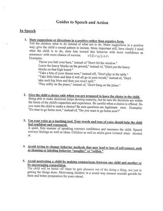 5 guides to speech & action | PDF