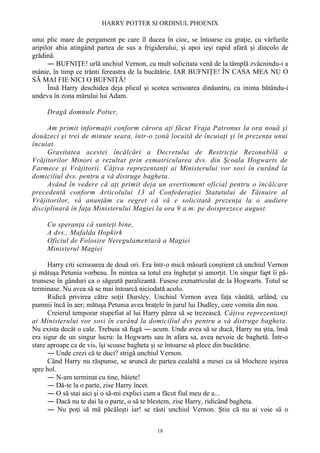 5 harry potter şi ordinul phoenix | PDF