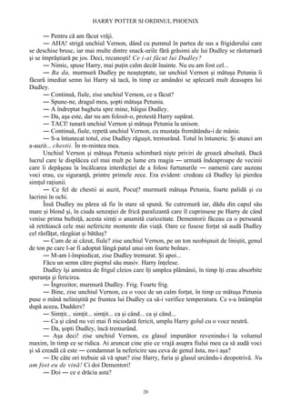 5 harry potter şi ordinul phoenix | PDF
