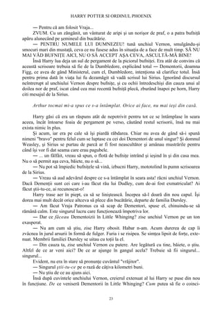 5 harry potter şi ordinul phoenix | PDF